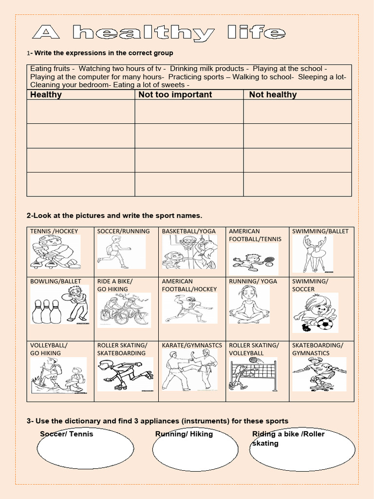 Sports Simple Present and Present Progressive Picture Dictionaries ...