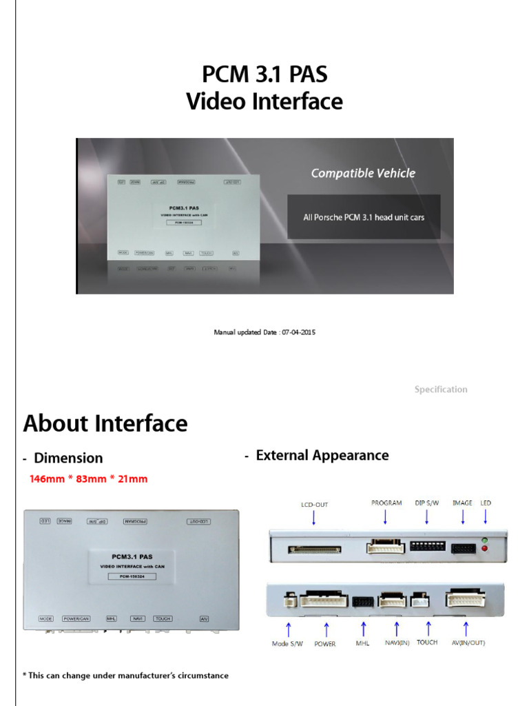 PCM 3 1 Pas en | PDF | Computer Monitor | Electronics