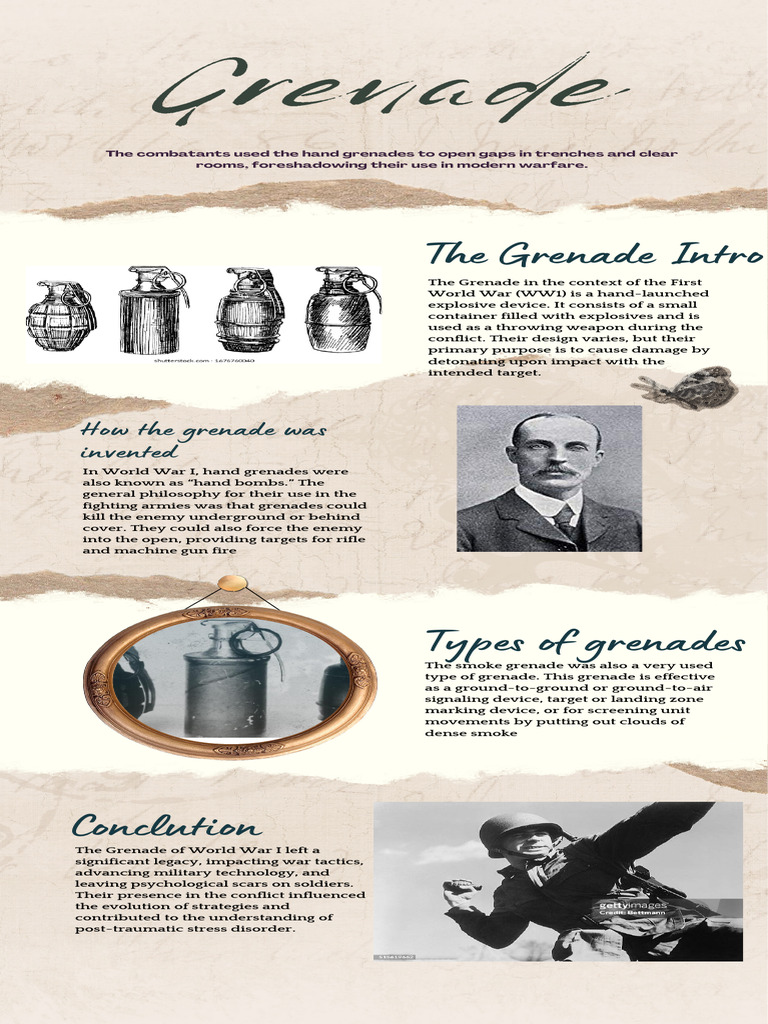 WW1 Hand Grenades: Impact and Types | PDF