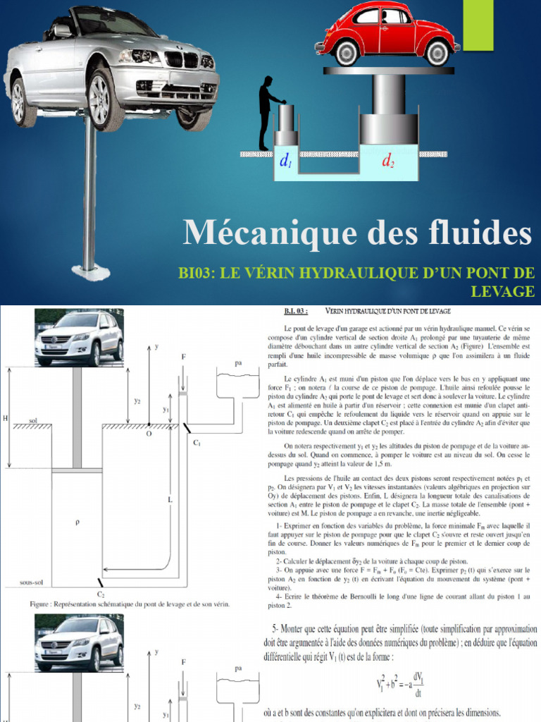 MDF BI 3 Le Vérin Hydraulique 1 | PDF | Piston | Hydraulique