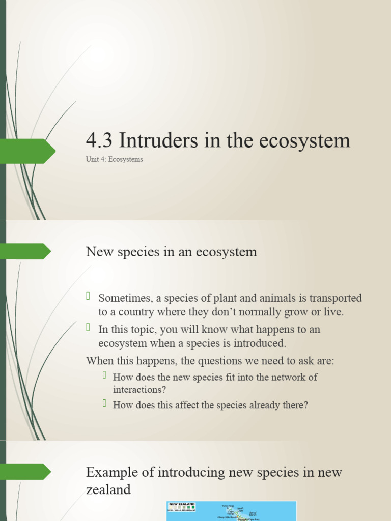 4.3 Intruders in The Ecosystem | PDF | Extinction | Birds