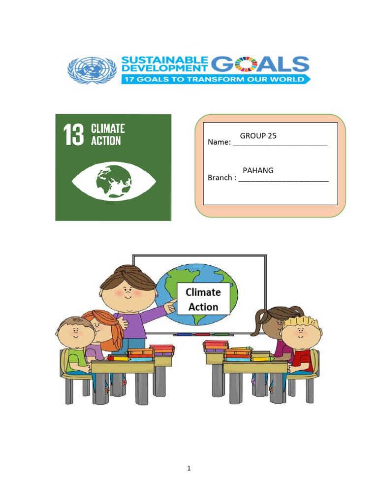GROUP 25 SDG13 Climate Action | PDF