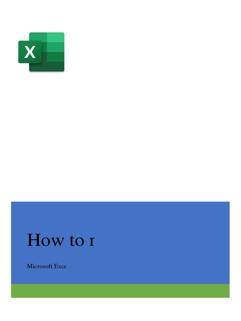 8 Ways To Reduce Excel File Size | PDF | Microsoft Excel | Zip (File Format)