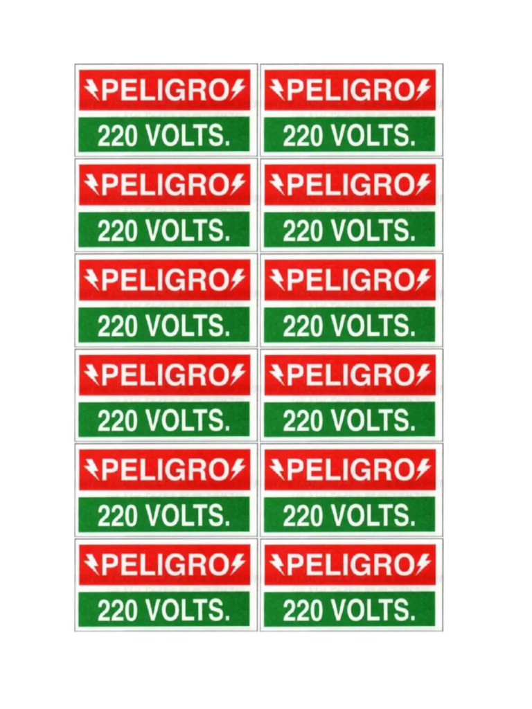 Peligro 220 | PDF