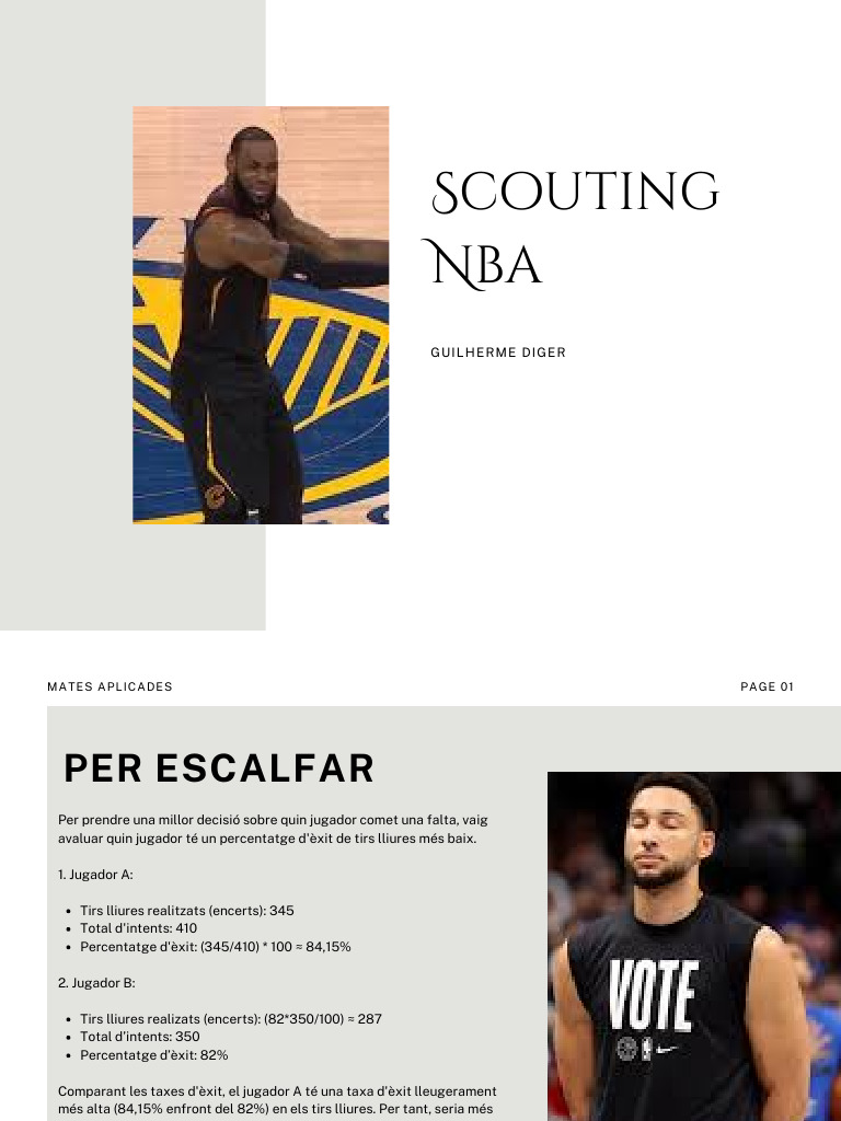 Scouting Nba | PDF