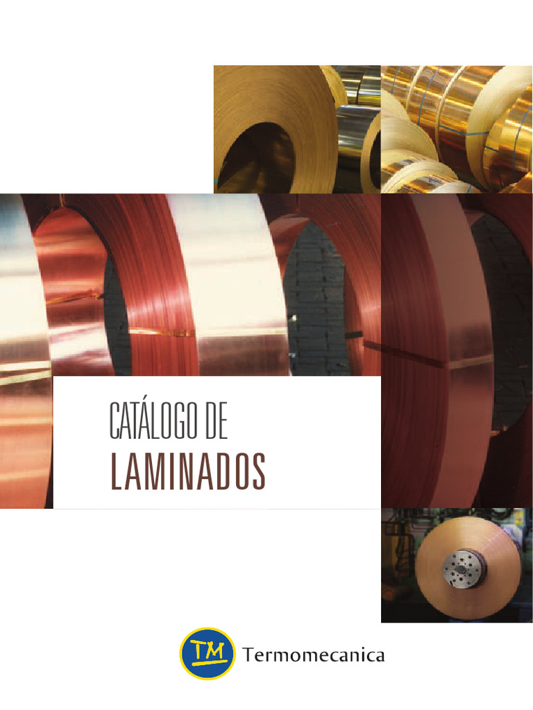 Catalogo Laminados Termomecanica | PDF | Liga | Cobre