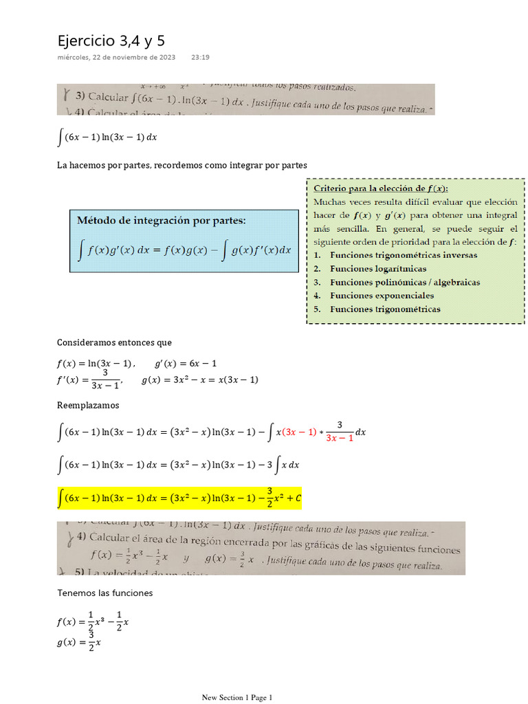 Ejercicio 3,4 y 5 | PDF