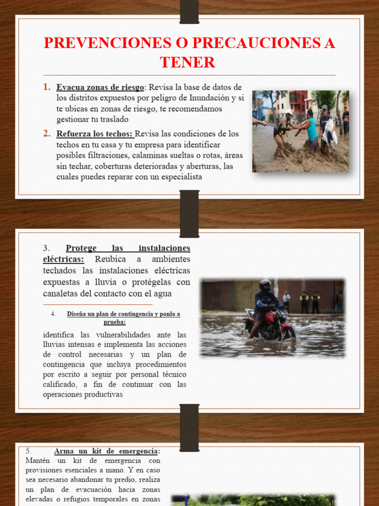 Prevenciones o Precauciones A Tener | PDF