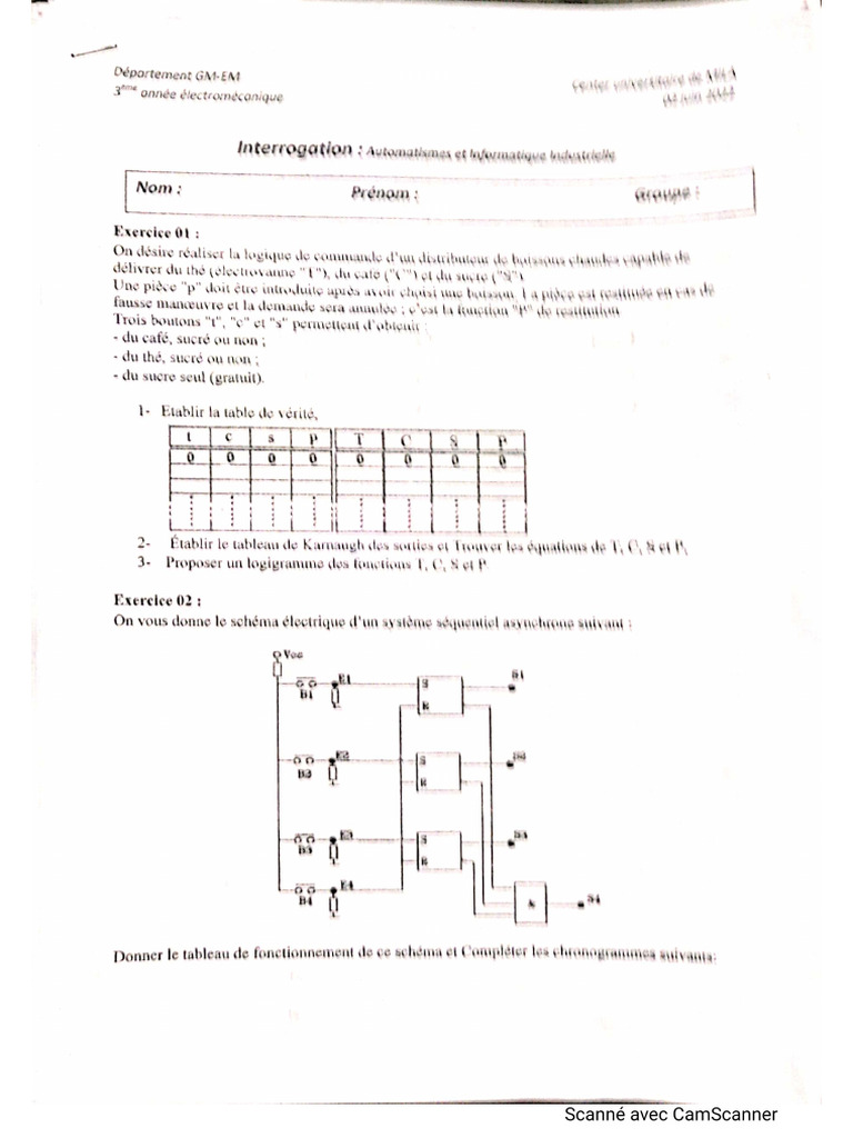 Interro 2021 2022 | PDF