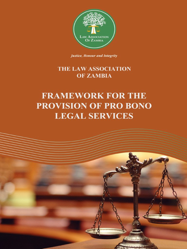 Pro Bono Legal Services Framework in Zambia | PDF | Legal Aid | Lawyer