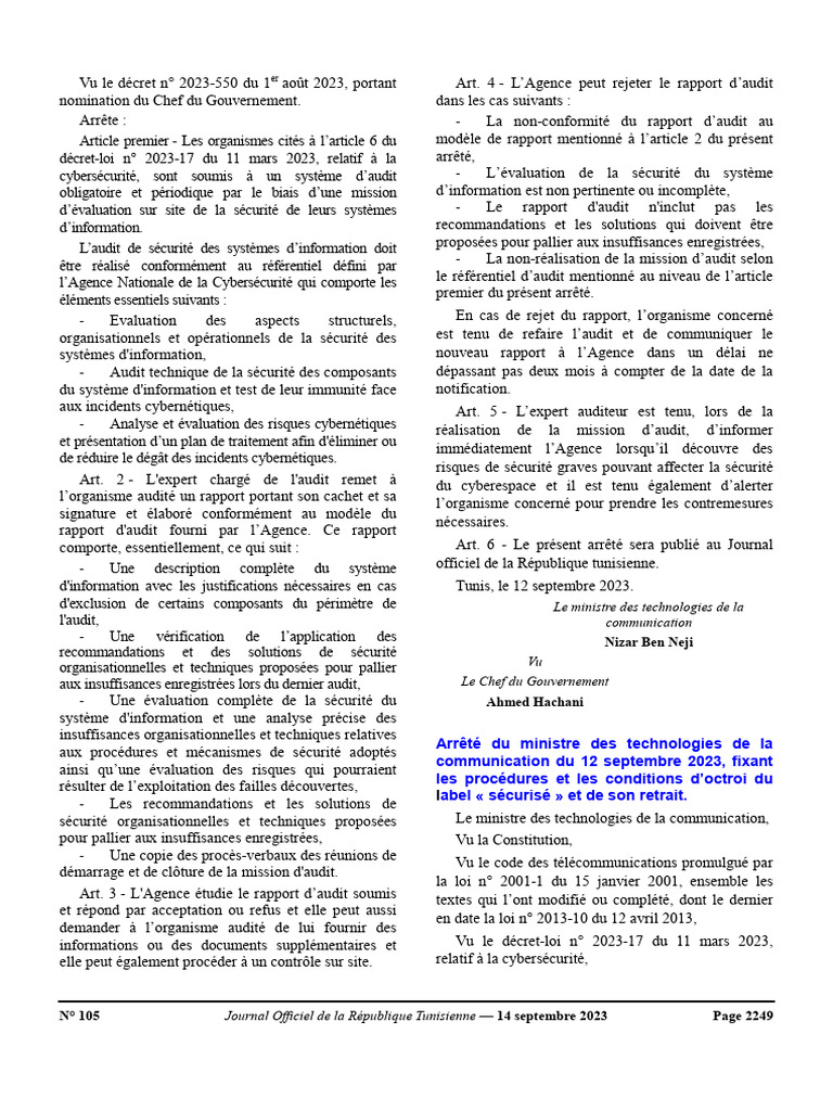 Audit et Label Sécurisé en Cybersécurité | PDF | Sécurité des systèmes ...