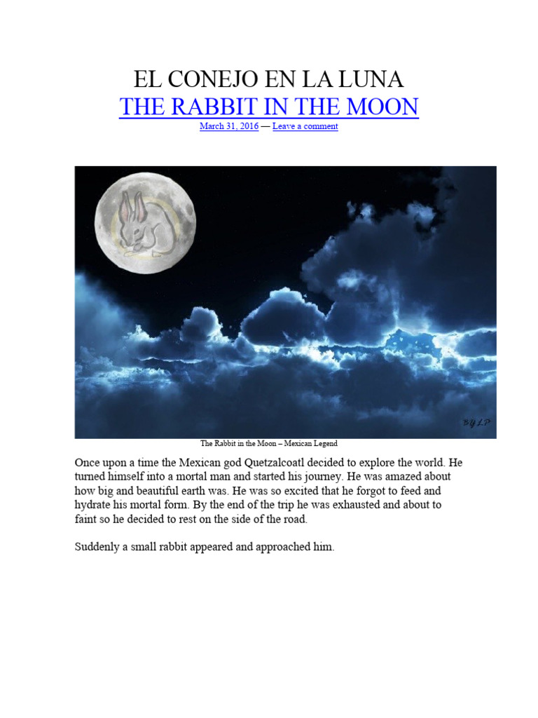 El Conejo En La Luna Pdf