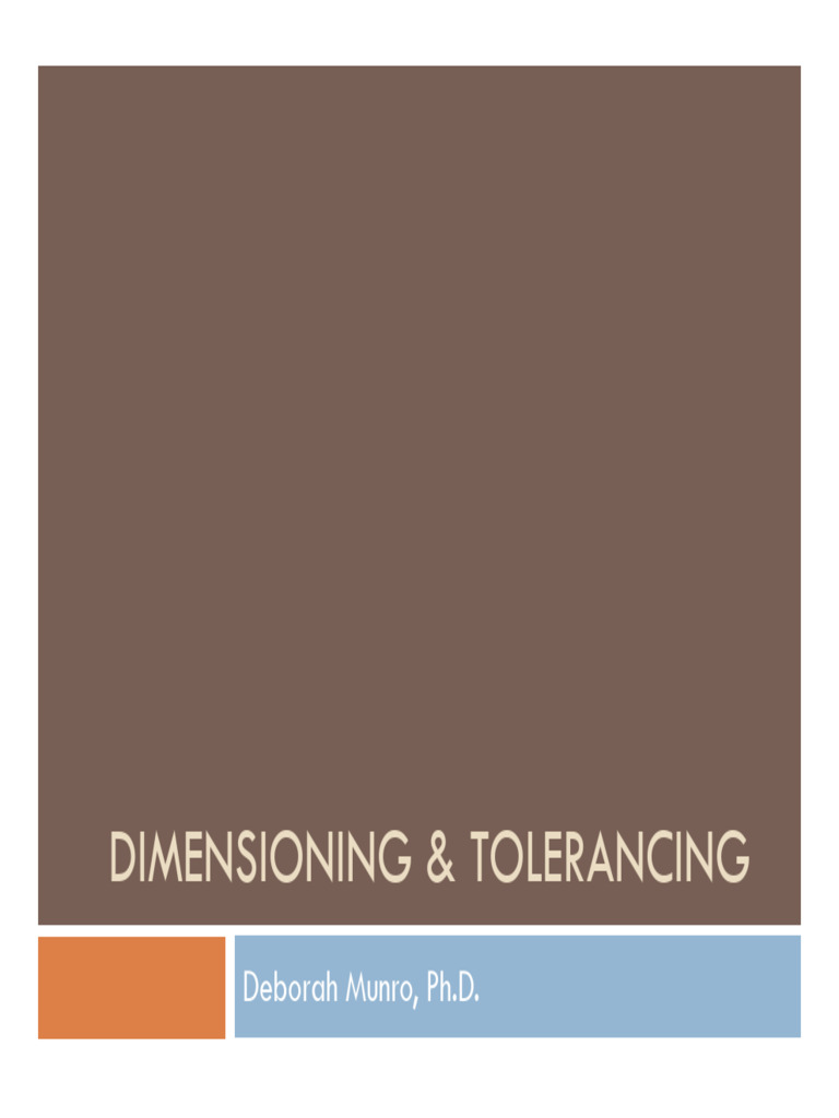 Geometric Dimensioning Tolerancing Gdandt Pdf Engineering Tolerance
