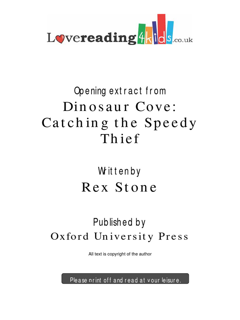Catching The Speedy Thief PB Extract Final | PDF | Social Science