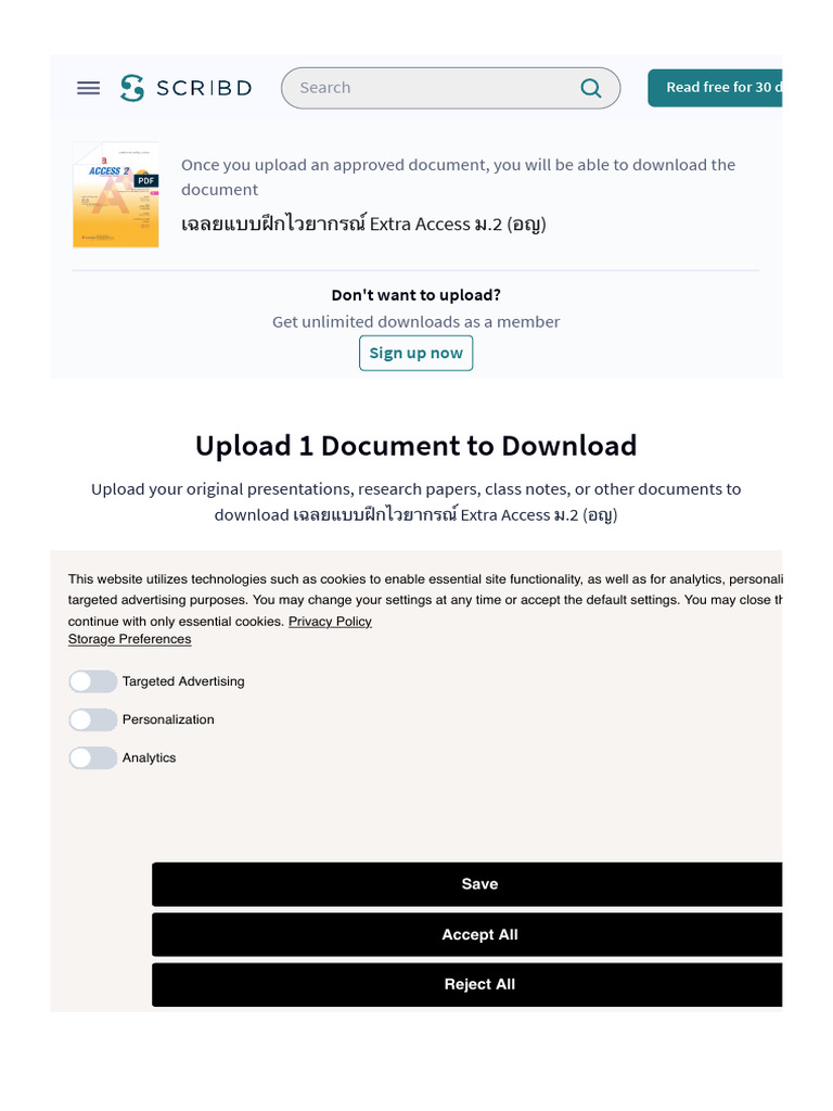 Upload A Document - Scribd 3 | PDF | Scribd | Mass Media