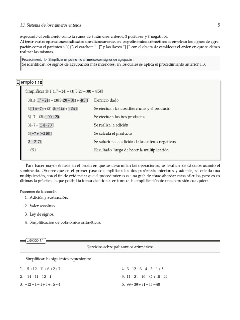 Taller - Operaciones Con Números Enteros | PDF | Entero | Multiplicación