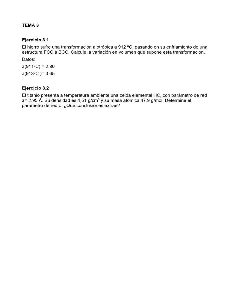 TEMA 3 Ejercicios Evaluaciã N Continua 3 | PDF