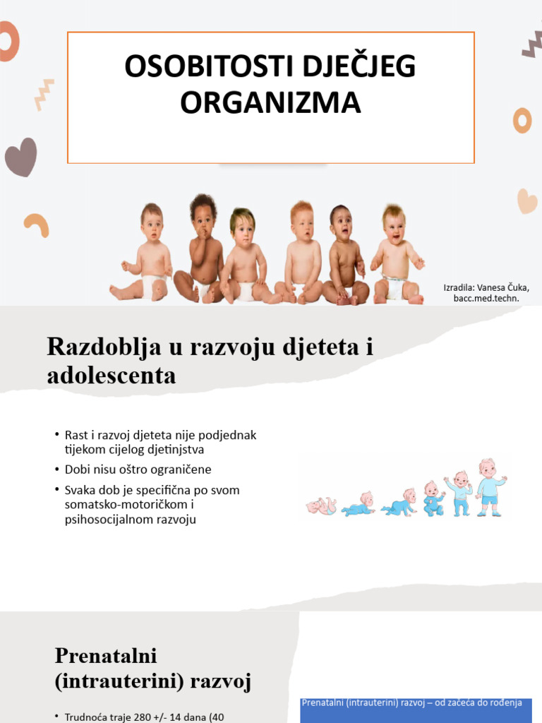 4.1. Razdoblja U Razvoju Djeteta I Adolescenta | PDF