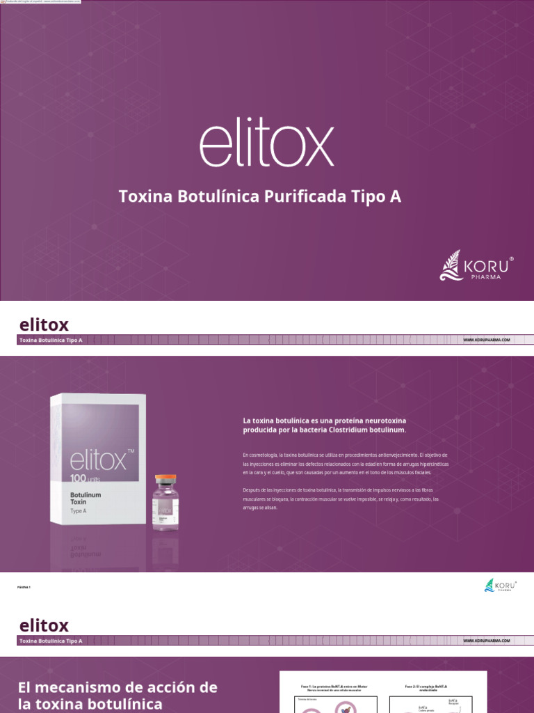 Elitox 100 Ui | PDF