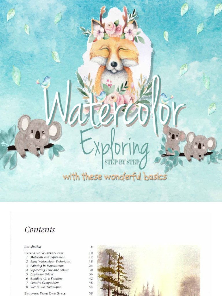 Various Authors - Exploring Watercolor Step By Step Basics | PDF
