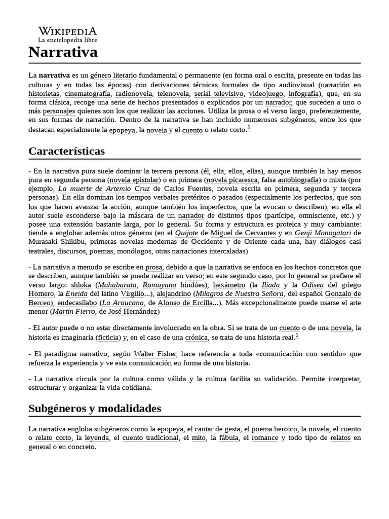Narrativa | PDF | Narrativa