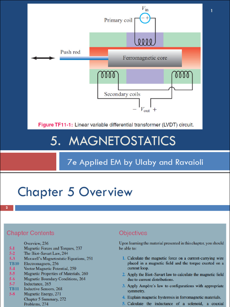 Chapter 5 | PDF | Magnetic Field | Inductance