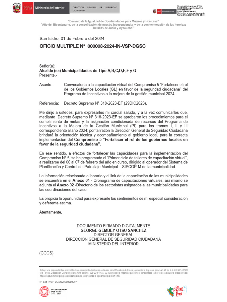 OFICIO MULTIPLE-000008-2024-VSP-DGSC-DEJ | PDF