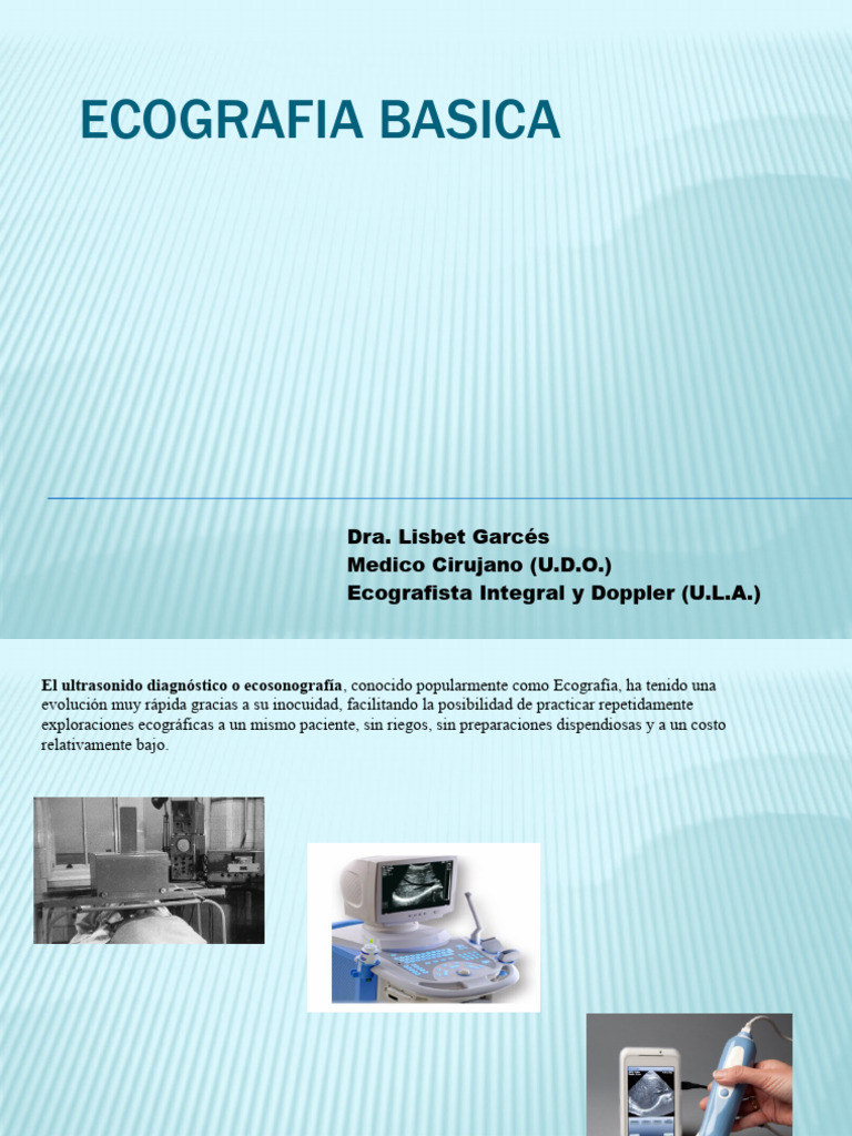 ECOGRAFIA BASICA PP | Descargar gratis PDF | Ultrasonido | Ultrasonido médico