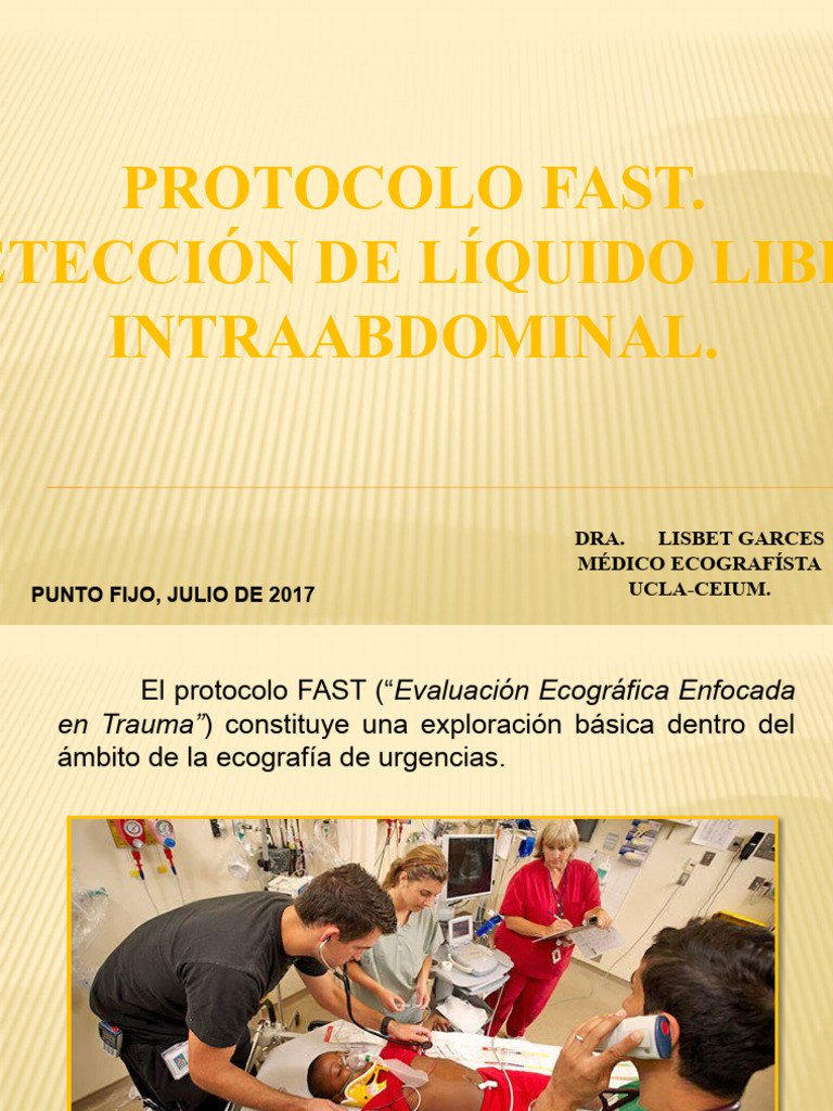 Ecografía Fast - Efast (Ori) | PDF | Ultrasonido médico | Lesión