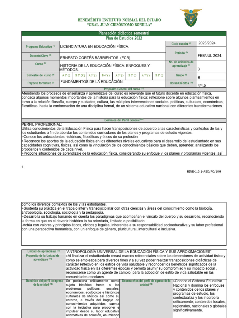 Formato Planeación Plan 2022 - ACTUALIZADO - 2024 | Descargar gratis PDF | Evaluación | Plan de ...