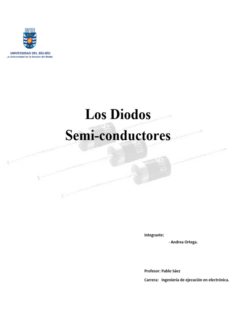 Funcionamiento General Del Diodo Semiconductor-1 | Descargar gratis PDF | Diodo | Rectificador