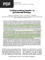 Periodontal Screening and Recording (PSR) System: Criteria For ...