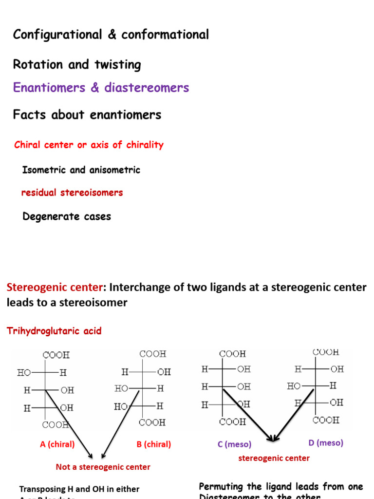 Lec 3 - MC | PDF | Chirality (Chemistry) | Rotation