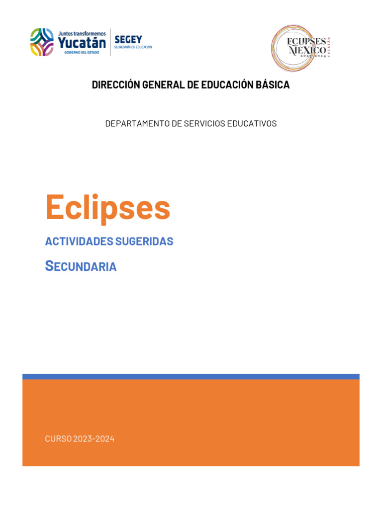 Material Eclipses Secundaria | PDF | Eclipse solar | Dom