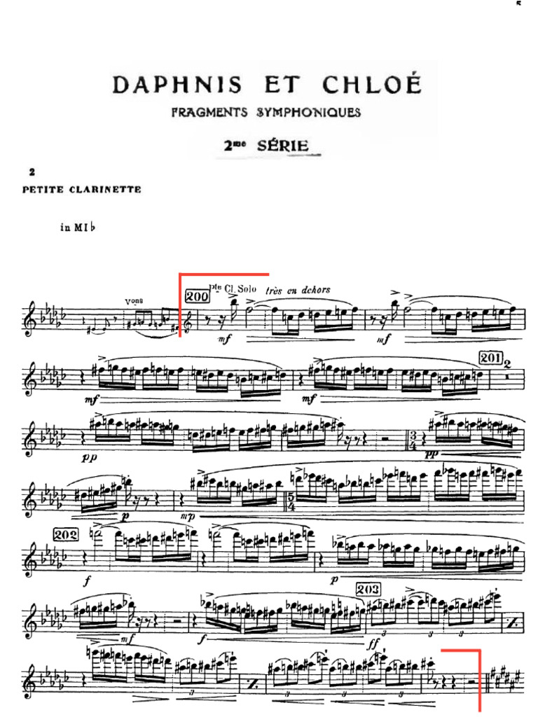 RAVEL - Daphnis Et Chloé | PDF