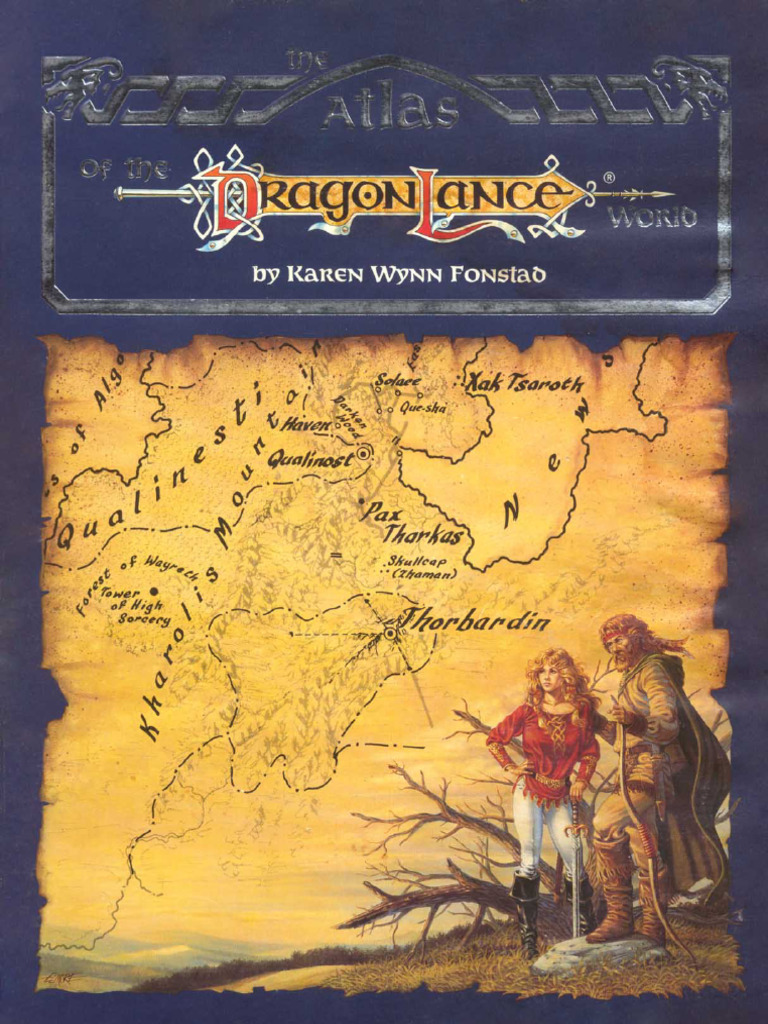 Atlas of the Dragonlance World (Dragonlance Books) (Karen Wynn) | PDF