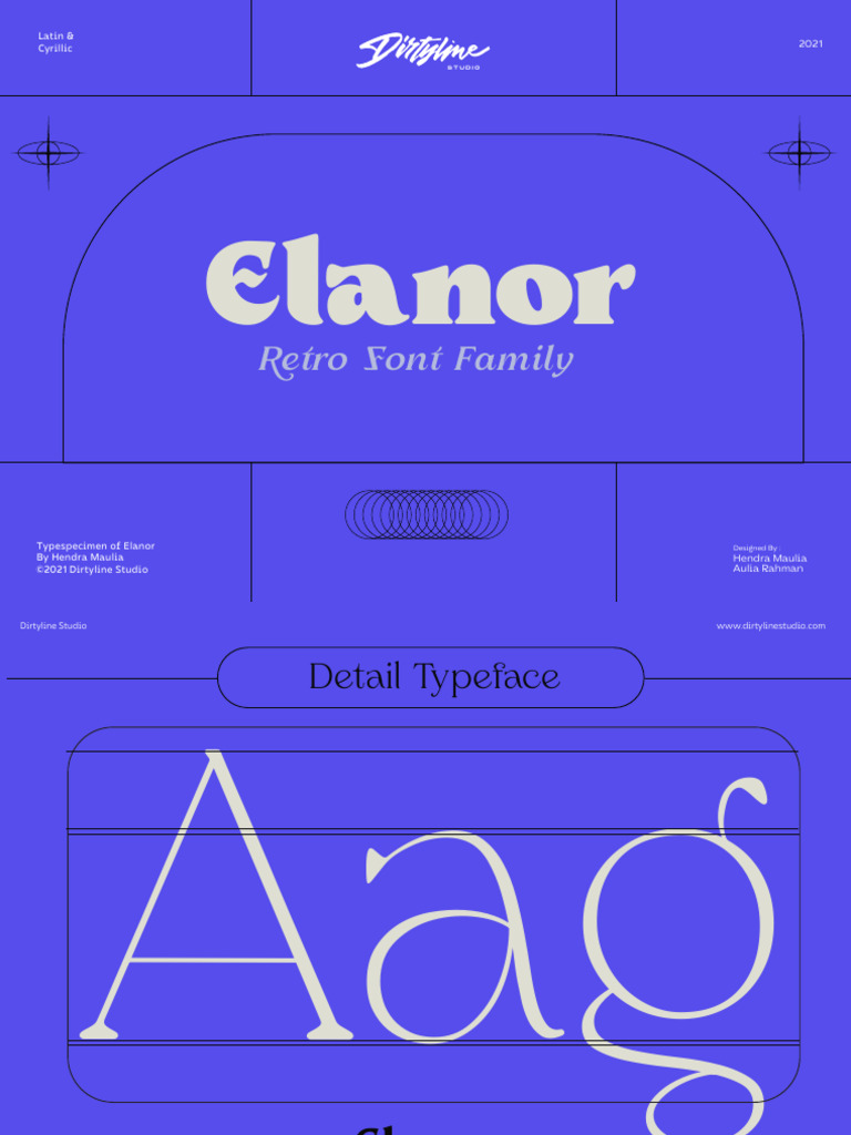 Typespeciment Elanor | Download Free PDF | Fashion Design | Typefaces