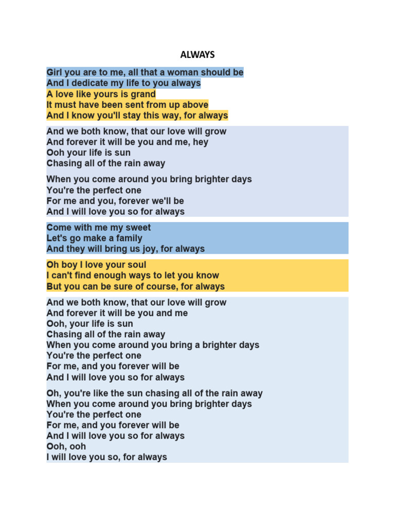 Song Lyrics | PDF
