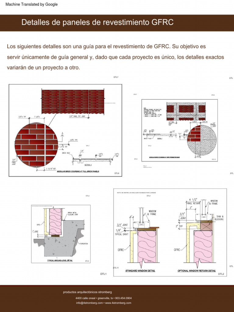 GFRC Panel Details | PDF