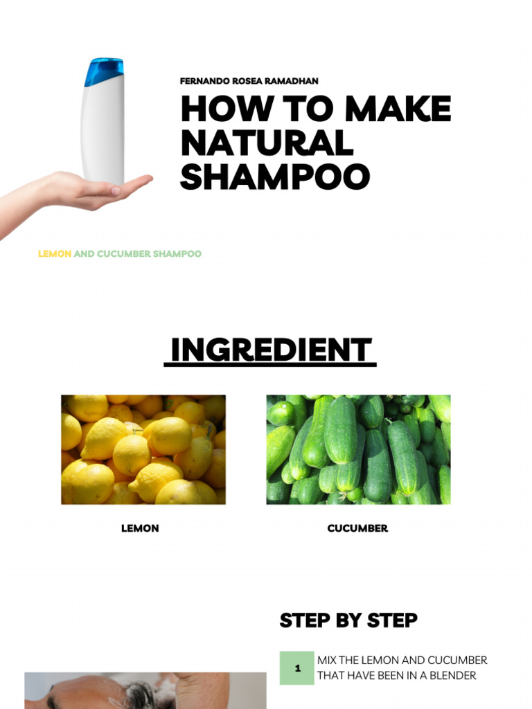 How To Make Natural Shampoo | PDF
