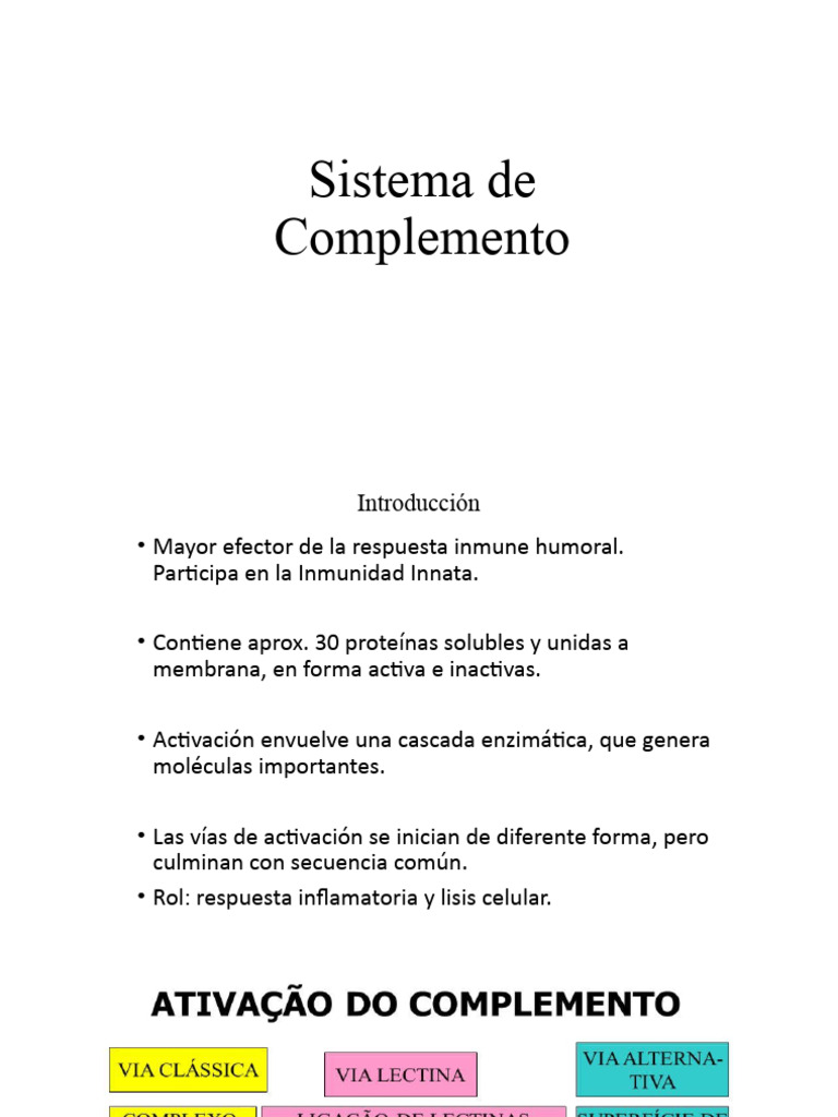 Clase 4-23 TM | PDF | Sistema complementario | Citocina