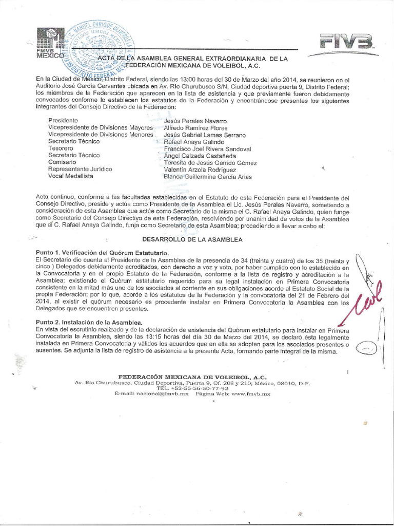 Estatutos FMVB | PDF