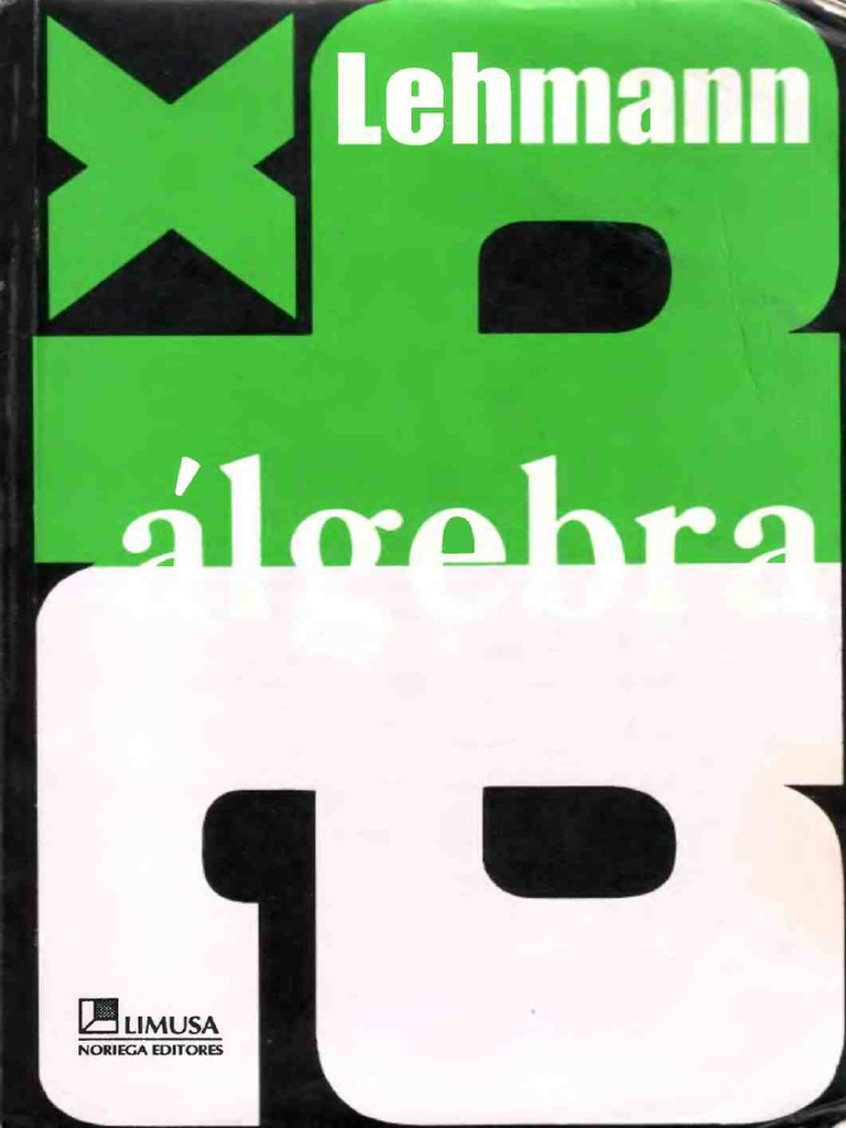 Algebra Charles H Lehmann 1ed PDF | PDF