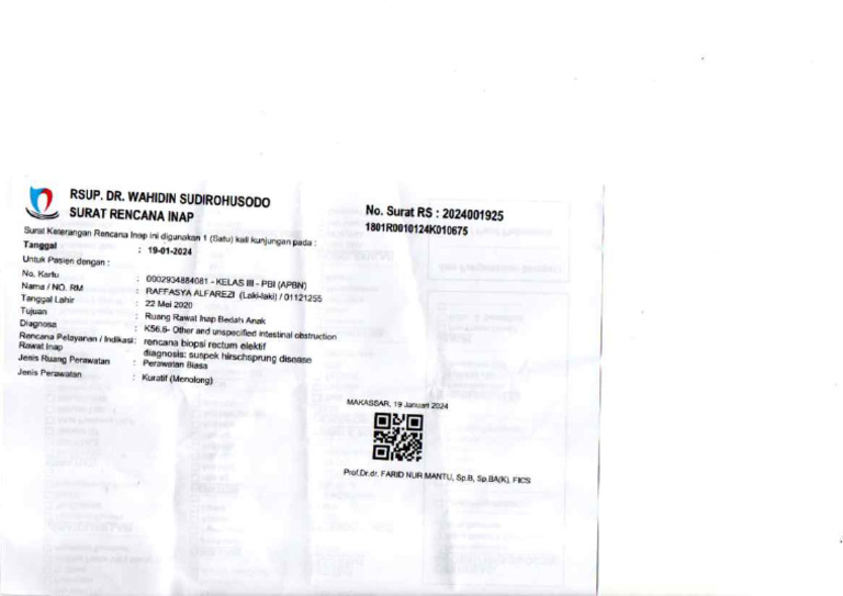 Surat Penerbitan Petugas Yang Stase Di IGD20240119 - 0071 | PDF