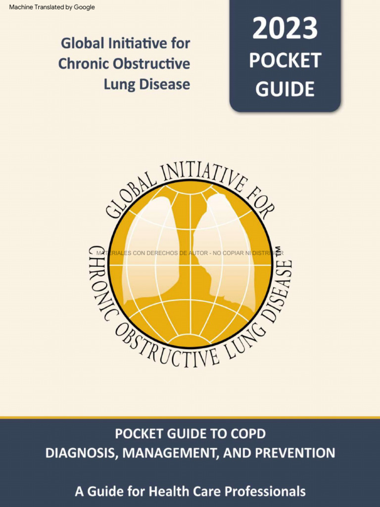 Guía GOLD 2023 para EPOC | PDF | Enfermedad pulmonar obstructiva ...