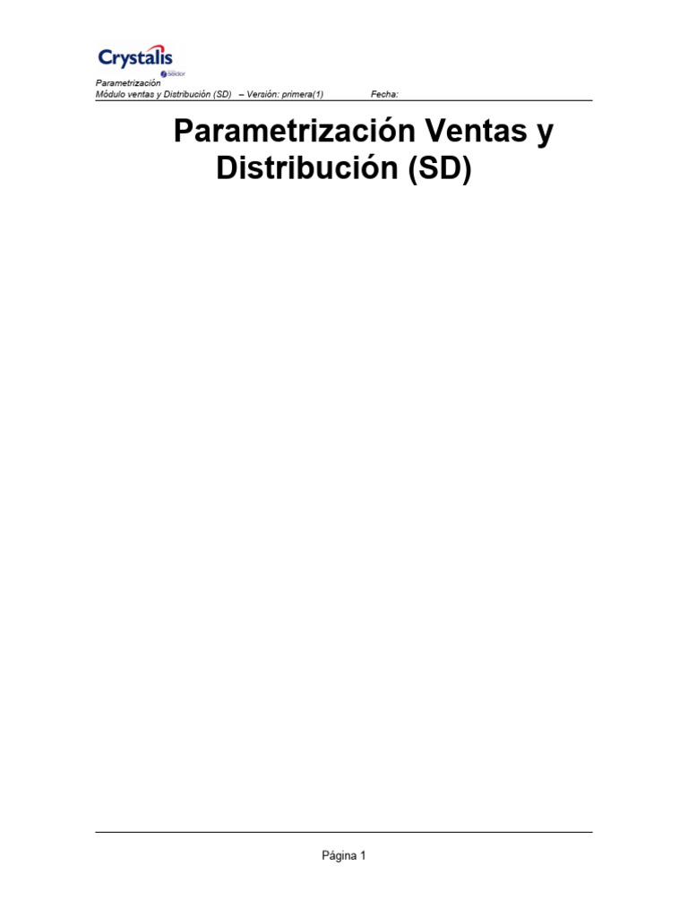 Documento de Parametrización SD | PDF | Contabilidad | Factura