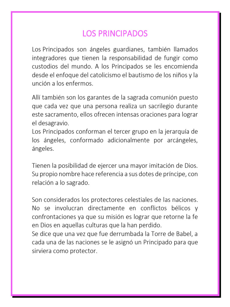 Los Principados | PDF