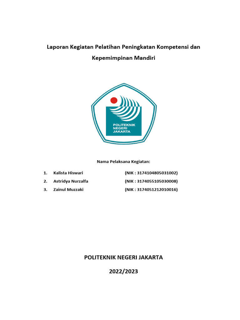 Laporan Kegiatan PPKK 2023 | PDF