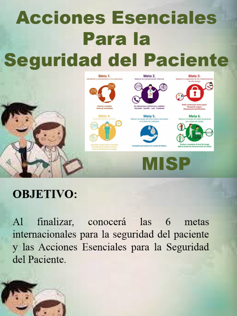 MISP | PDF | Seguridad del paciente | Valores