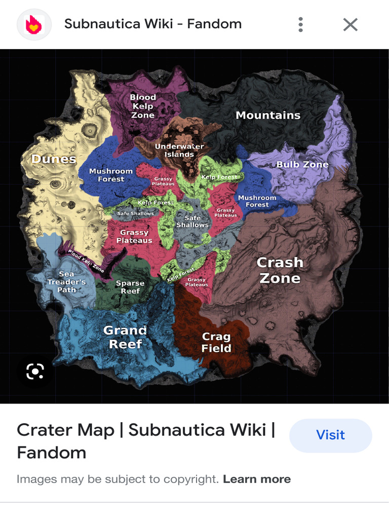 Subnautica Map - Google Search | PDF